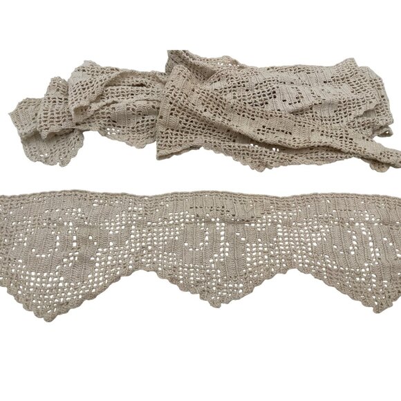 Accents | Vintage Beige Crochet Lace Trim Doilies Collection | Poshmark